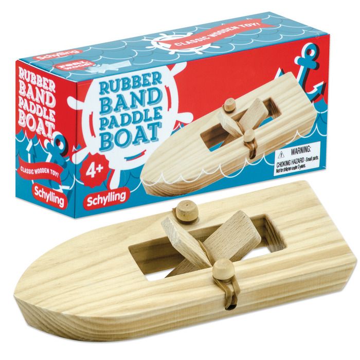 Rubber Band Paddle Boat - Toys & Co. - Schylling