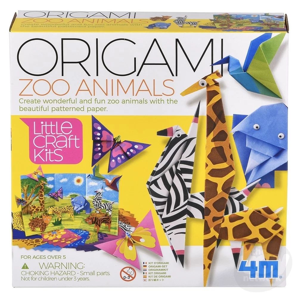 Origami Zoo Animals - 4M - Toys & Co.